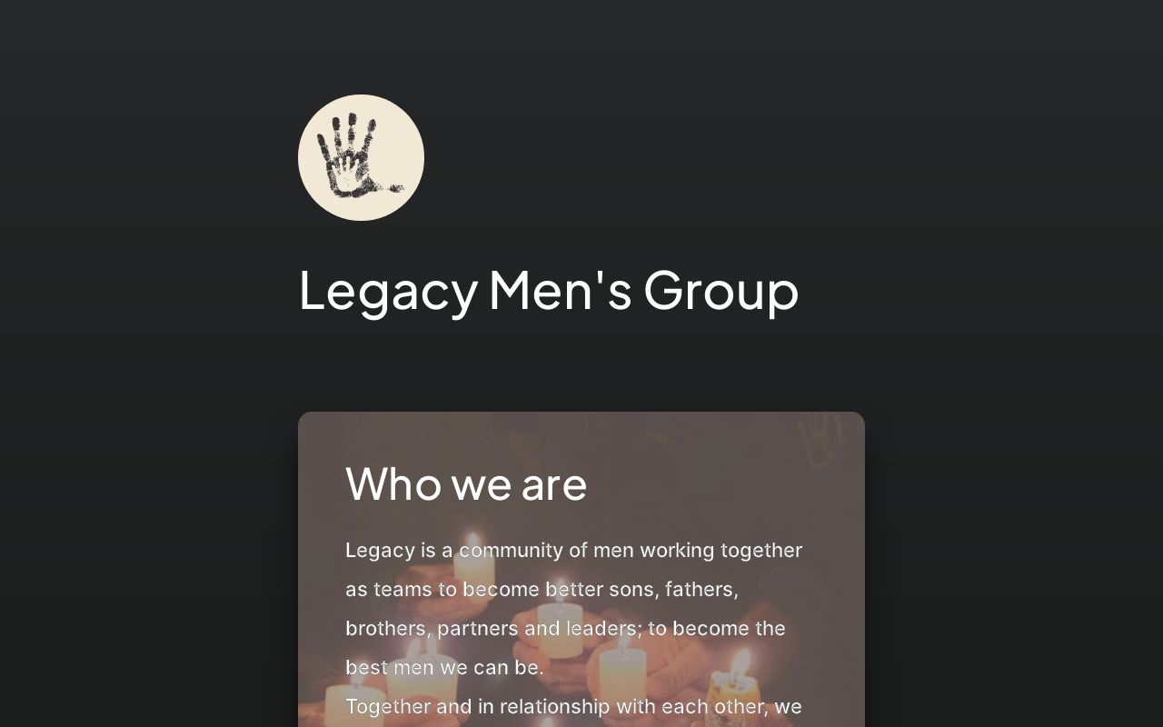 Legacy Mens Group